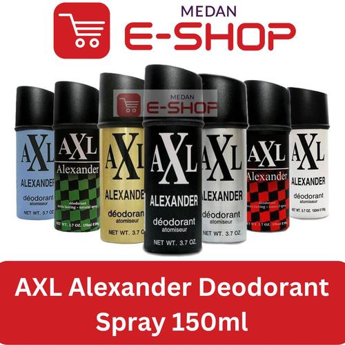 Jual AXL Alexander Deodorant Spray - 150 ml ORIGINAL - AXL Biru - Kota ...