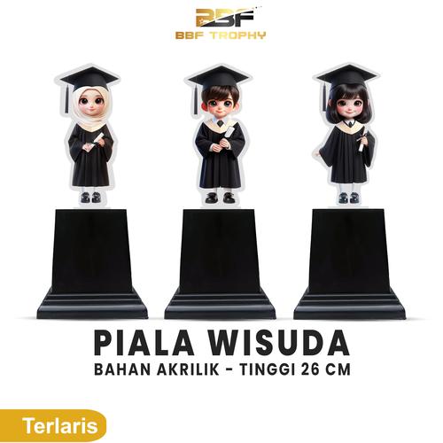Jual Piala Wisuda Anak Sekolah Tk Paud Sd Plakat Boneka Akrilik ...