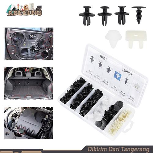Jual isi 150 Baut Rivet Mobil Universal Clip Klip Bumper Mobil Pin ...