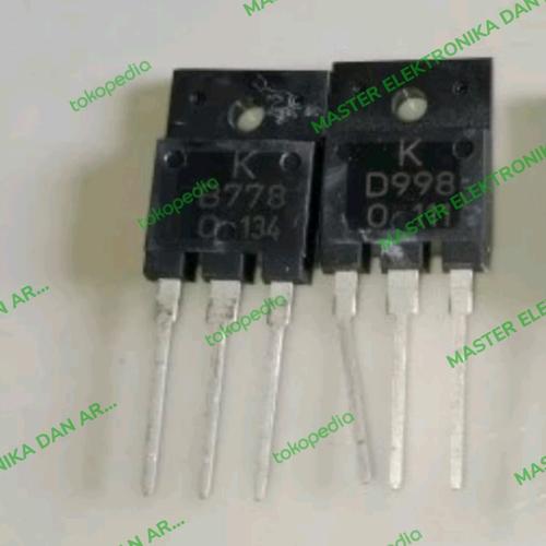 Jual grosir transistor tr amplifier mosfet fet d998 b778 2sd998 2sb778 set - Jakarta Barat ...