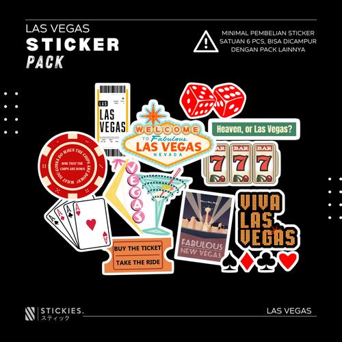 Jual Stiker/Sticker Pack "Las Vegas" | High Quality | vinyl | murah - S ...