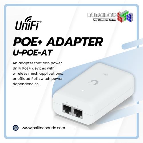 Jual Ubiquiti PoE power adapter 48V 0,65A (Gigabit) 802.3at - PoE+ ...