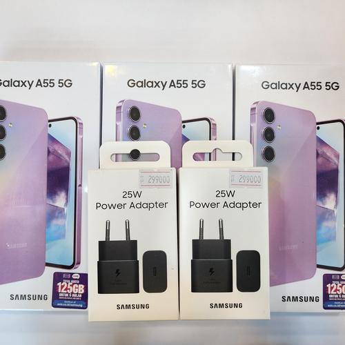 Promo Samsung galaxy A55 5g 12/256 Free adaptor 25w Garansi resmi Samsung - ice blue, A55 8/128 ...