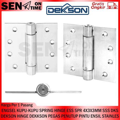 Jual ENGSEL KUPU-KUPU SPRING HINGE ESS SPR 4X3X3MM SSS DEKSON HINGE ...