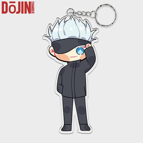 Jual Keychain Chibi Jujutsu Kaisen Satoru Gojo | Dojin Chamber - Kab ...