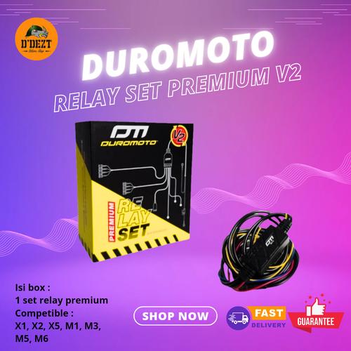 Jual DUROMOTO RELAYSET PREMIUM RELAY SET LAMPU TEMBAK RELAY DUROMOTO ...