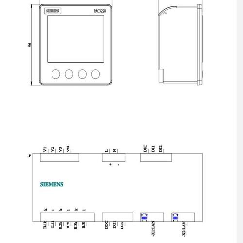 Jual Siemens 7Km Pac3220 Power Meter Multi Function - Jakarta Timur ...