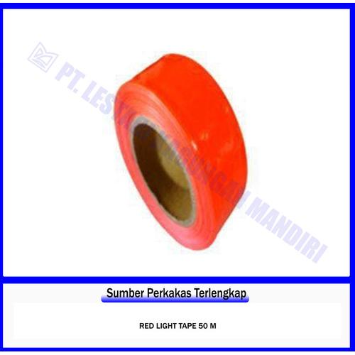 Jual Solasi Lakban Reflektif / Red Light Tape Panjang 50M Size 2 Inch ...