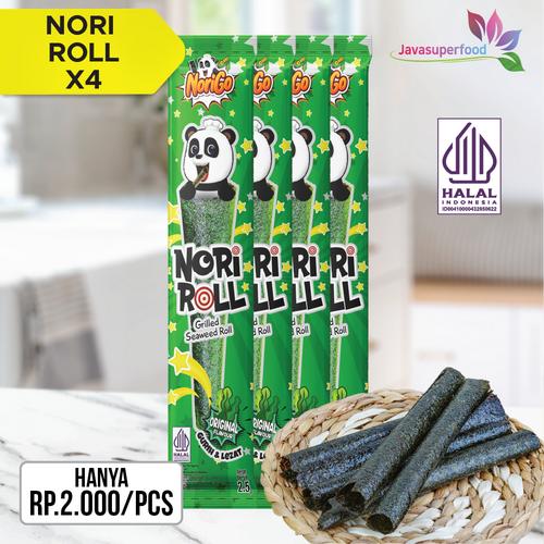 Jual Snack Nori Roll Grilled Seaweed Roll / Snack Rumput Laut 2.5g ...