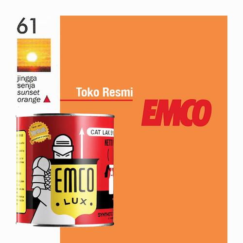 Jual Emco Lux Cat Kayu & Besi 1kg - Oranye Orange Cat Pagar Kusen Pintu ...