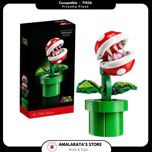 Jual bricks compatible Super Mario 71426 Piranha Plant - Kota Bandung ...