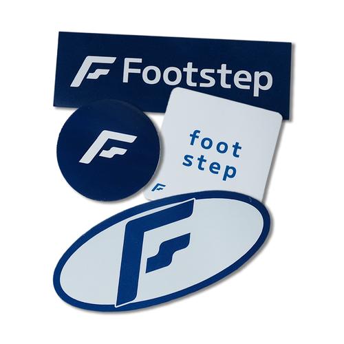 Promo Footstep Footwear Sticker Pack - Stiker logo brand lokal - Kota ...