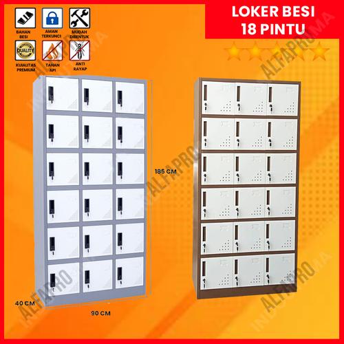 Jual Loker Besi 15 Pintu - Locker Besi - Coklat, Rakit - Kota Bandung ...