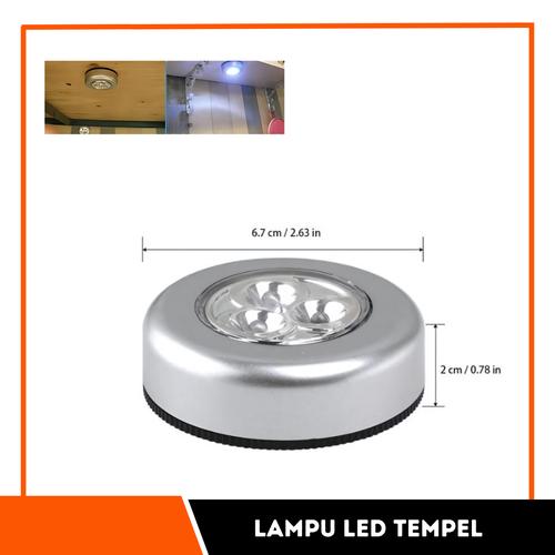 Jual Lampu LED Darurat Tempel Sentuh Emergency Touch Lamp Baterai ...