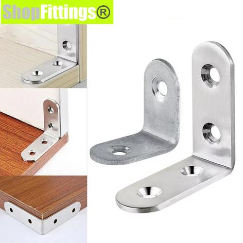 Jual Siku Plat Ambalan L Joint Right Angle Bracket Fastener Corner ...