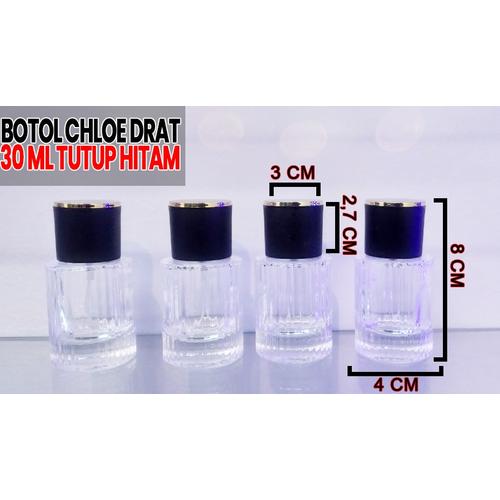 Jual Botol parfum kosong drat Chloii 30ml/hitam/mix colour/Bottle ...