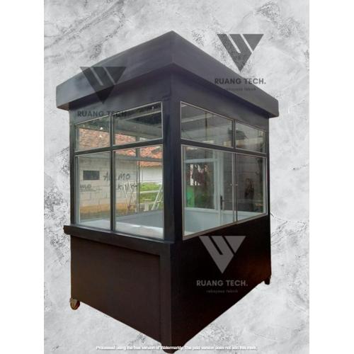 Jual Pos Satpam/security modern berkualitas bergaransi 2m x 120cm x 2m ...