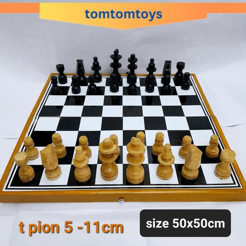 Jual CATUR CHESS Board Game Permainan Papan Catur ukuran XL - Kota ...