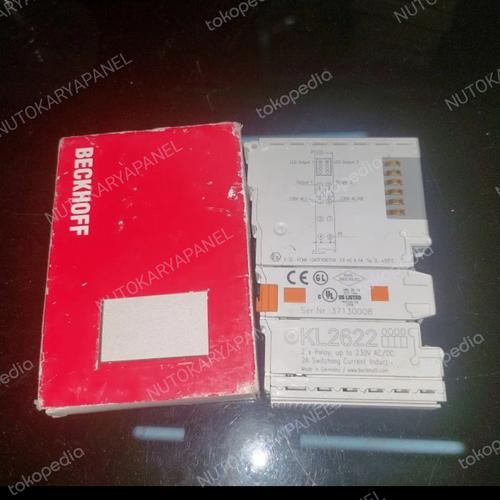 Jual BECKHOFF KL2622 2 x RELAY UP TO 230VAC/DC 2A SWITCHING CURRENT ...