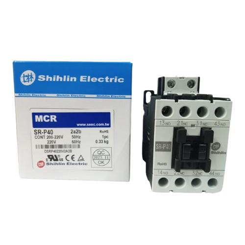 Jual Magnetic Control Relay SR-P40 (2NO2NC / 4NO) 24V&220V Shihlin AC12 ...