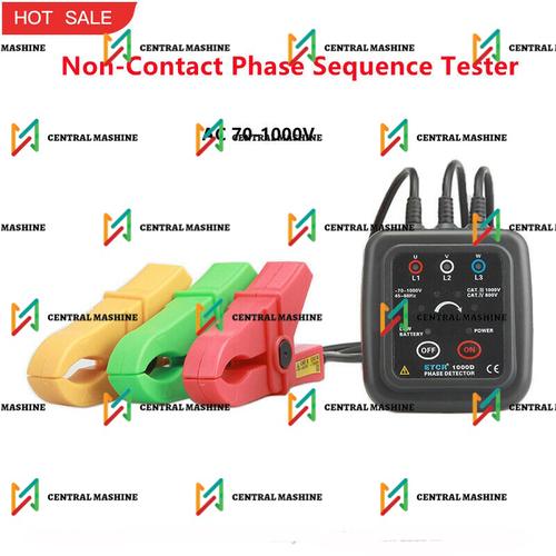 Jual ETCR1000D AC 70-1000V Non-Contact Phase Sequence Tester Indicator ...