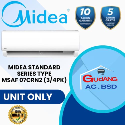 Jual MIDEA STANDAR SPLIT MSAF 07CRN2x ( 3/4 PK ) - UNIT ONLY - Kab ...