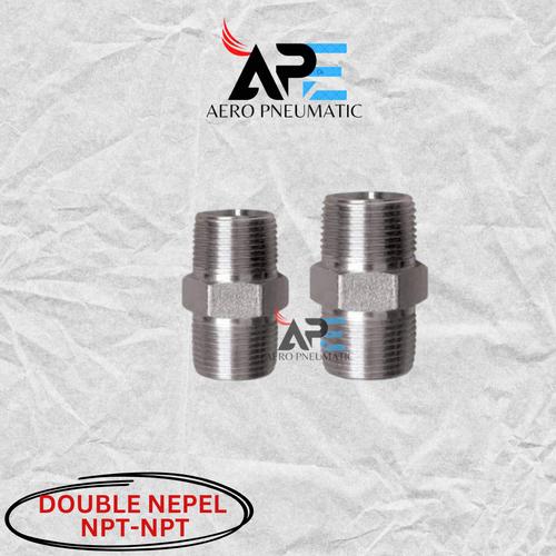 Jual 3/4" Double Nepel NPT x NPT Hex Nipple Hydraulic Size 3/4 Inch ...