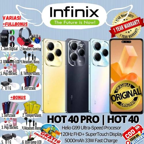 Jual INFINIX HOT 40 PRO | HOT40i BARU Ram 8GB+8GB/256GB Storage ...