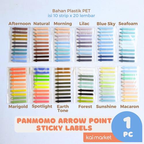 Jual Panmomo Arrow Point Sticky Label Panah Penanda Halaman 200 Lbr ...