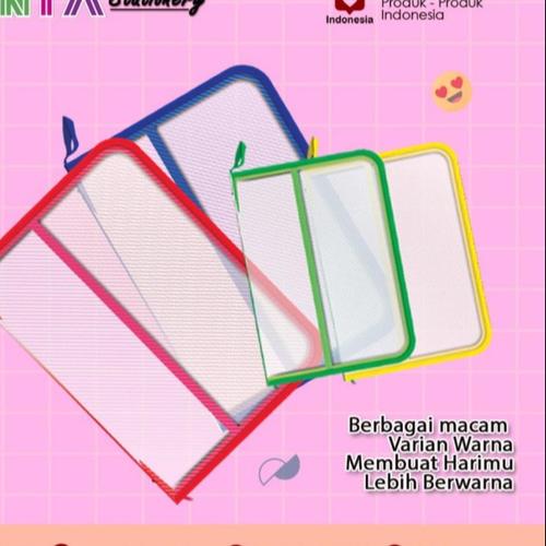 Jual Map Zipper / Map Resleting / Zipper Jaring (Folio/F4 & A5/Mini ...