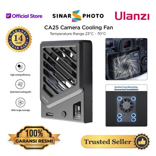 Promo Ulanzi Camera Cooling Fan CA25 Black C072GBB1 Cicil 0% 3x - Kota ...