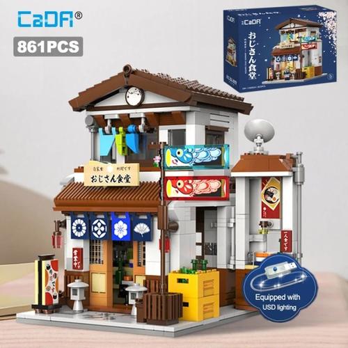 Jual Brick Double E Cada C66014 Japanese Canteen Style Model Kit Block ...