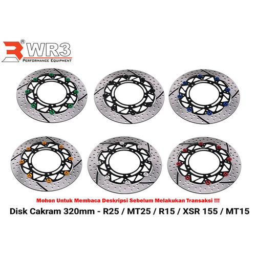 Promo Disk Brake Cakram Piringan Depan WR3 R25 MT25 R15 V3 V4 MT15 ...