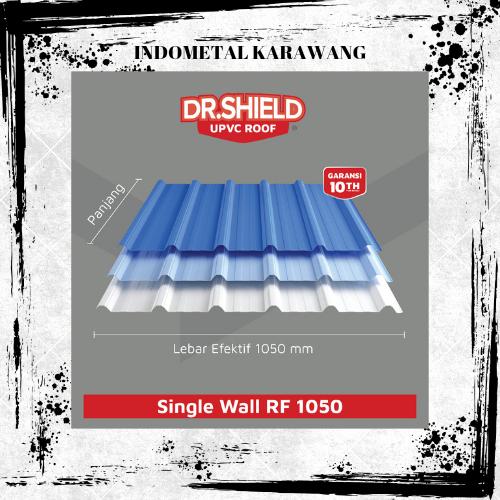 Jual ATAP DR SHIELD SINGLE WALL RF1050 TRIMDECK - 4 METER, Putih - Kab ...