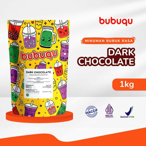 Jual Bubuqu Powder Drink Dark Choco - Bubuk Minuman Cokelat 1 Kg ...