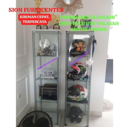 Jual lemari display kaca / display figure / lemari kosmetik / lemari ...
