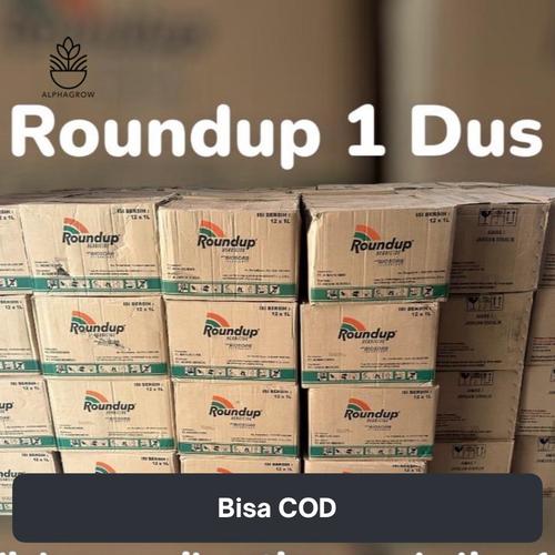 Jual obat rumput roundup 486 SL 1 liter kemasan Dus - Kota Tangerang ...