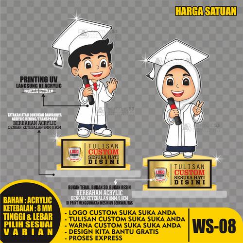 Jual Plakat Wisuda, Piagam Wisuda, Plakat Wisuda TK Paud SD Pesantren ...
