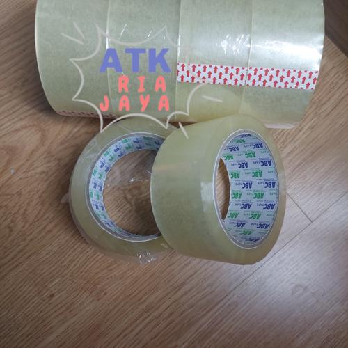 Jual lakban ABC bening 80 yard 2inch 45mm - 1 pc bening - Jakarta Barat ...