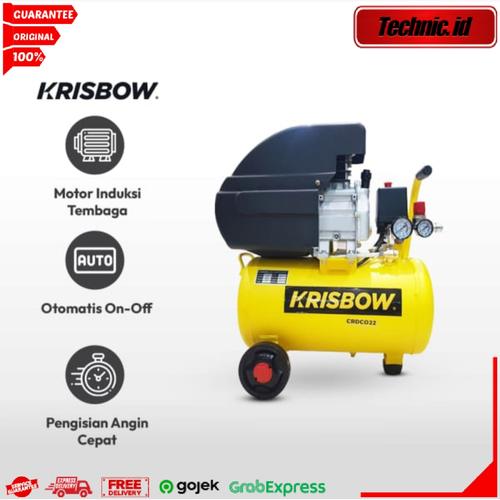 Jual Krisbow Crdc022 Kompresor Angin 2hp 24l 8bar 1ph - Kota Bandung ...