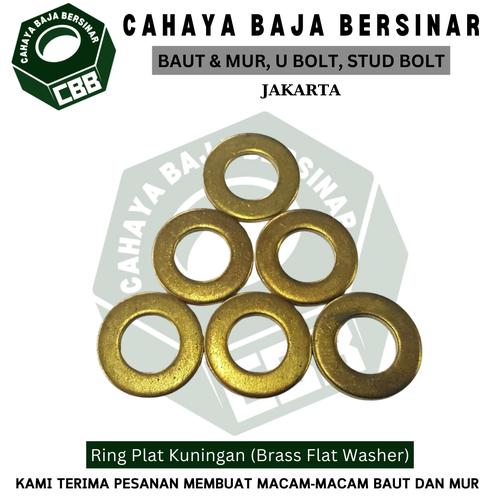 Jual Ring Plat Kuningan M12 (Brass Flat Washer) - Jakarta Barat ...