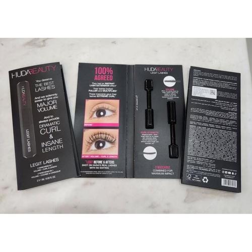 Jual Huda Beauty Legit Lashes Mascara Sample Huda Beauty Mascara Sample ...