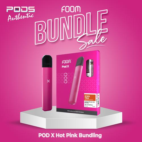 Jual FOOM Pod X Bundling Liquid - Hot Pink - Jakarta Pusat - PODS ...