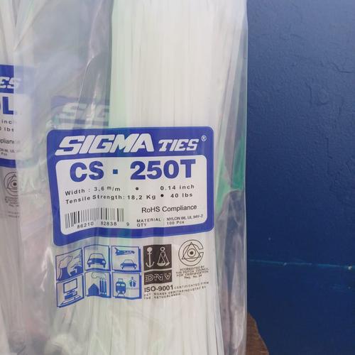 Jual Kabel Ties SIGMA CS-250T Kabel Ties 25cm SIGMA Putih - Jakarta Pusat - DUNIA LISTRIK ...