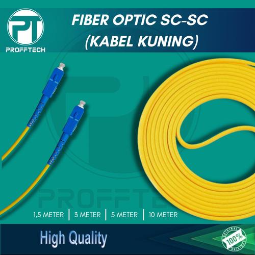 Jual KABEL FIBER OPTIC, PROFFTECH (SC-SC)-3 Meter - 10 Meter - Jakarta ...