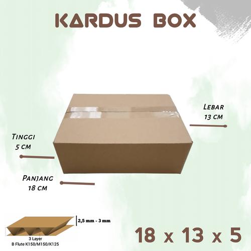 Jual Kardus/Box Packing Paket Kecil Polos 18x13x5 cm - Kota Depok ...