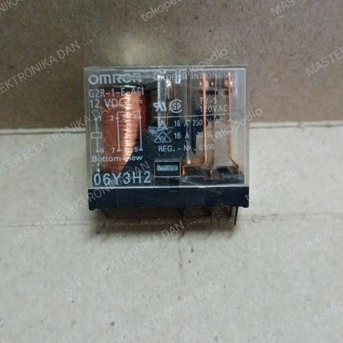 Jual 7280 relay rilay relai rilai omron g2r-1-e-asi g2r-1 12vdc 12v idp ...