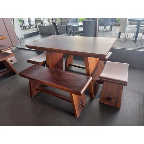 Jual MEJA KURSI MAKAN SET Kayu Trembesi Solid. - Jakarta Pusat - Tirta ...