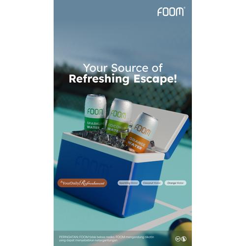 Jual NEW FOOM BEVERAGE SERIES ORANGE COCONUT SPARKLING - Coconut Water ...