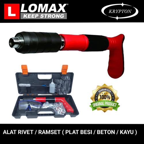 Jual lomax rivet / ramset / buat plat besi / beton / kayu - PAKU RAMSET ...